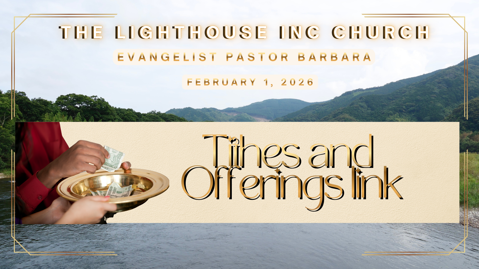 Revised – Sunday Online PM Service – Letter to the Church – Evangelist ...